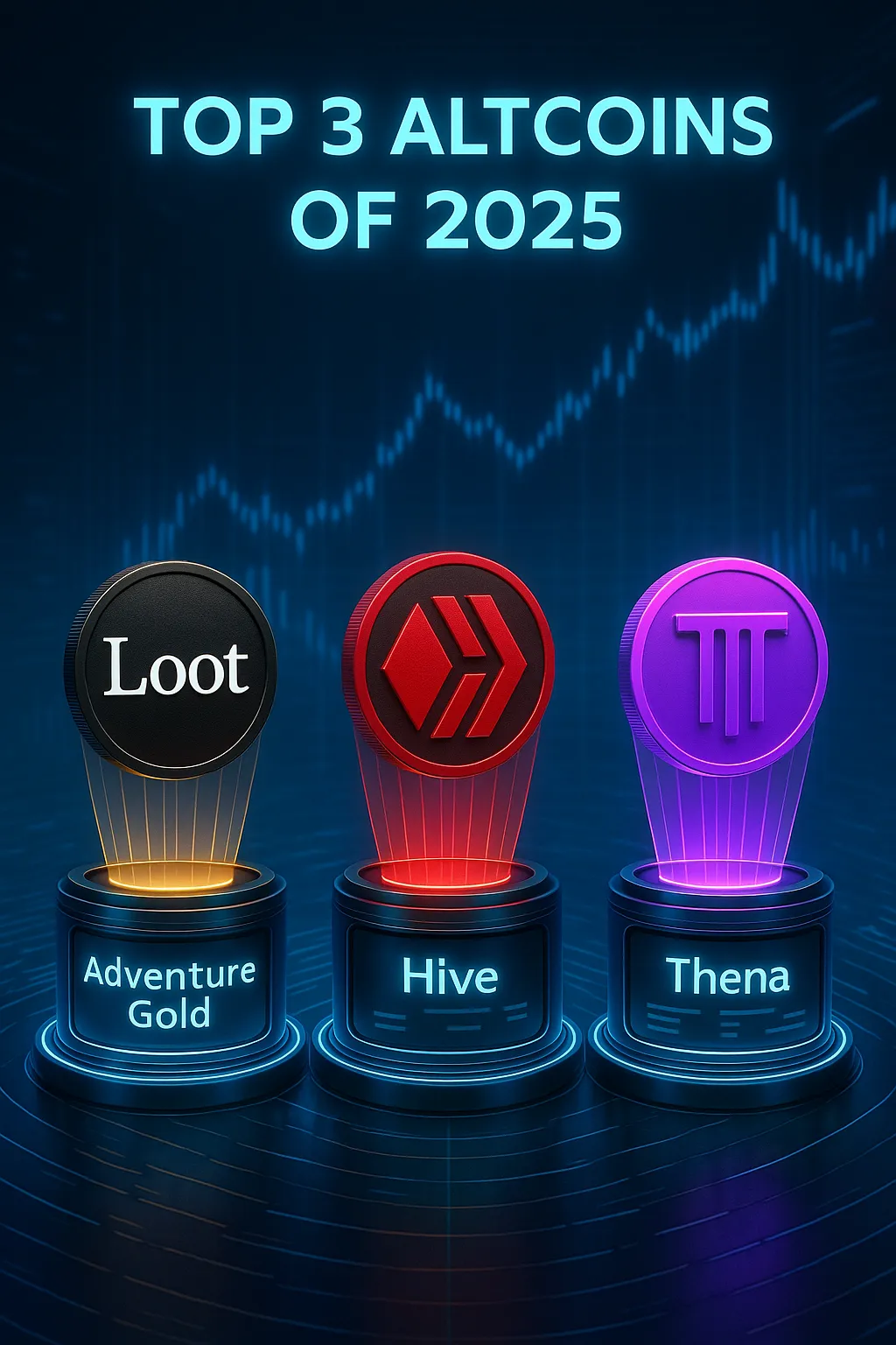 Top 3 Altcoins Set for 100% Growth in 2025: HIVE, AGLD, and THE Analysis